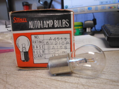 NOS Stanley A4513 1129 6v 18w 21cp Signal Light Bulb Fits: Honda | eBay