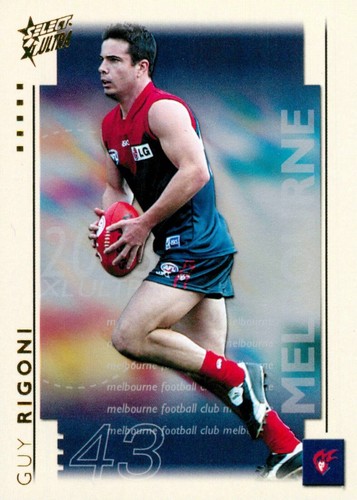New 2003 MELBOURNE DEMONS AFL Card GUY RIGONI | eBay