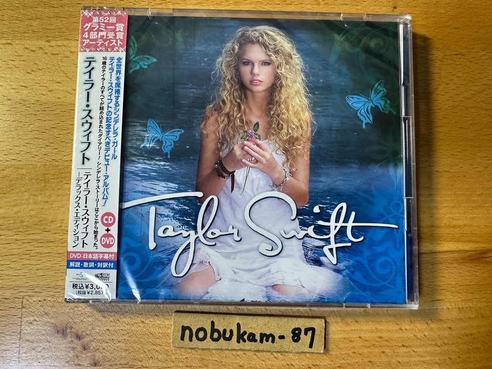 TAYLOR SWIFT DELUXE EDITION JAPAN CD+DVD Debut Album | eBay