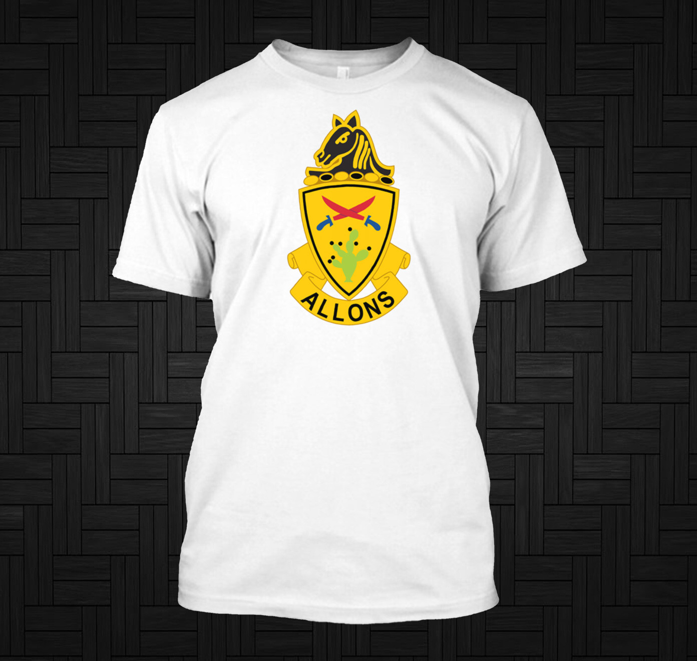 US Army 11th Armored Cavalry Regiment 11th ACR Allons - Custom t-shirt ...