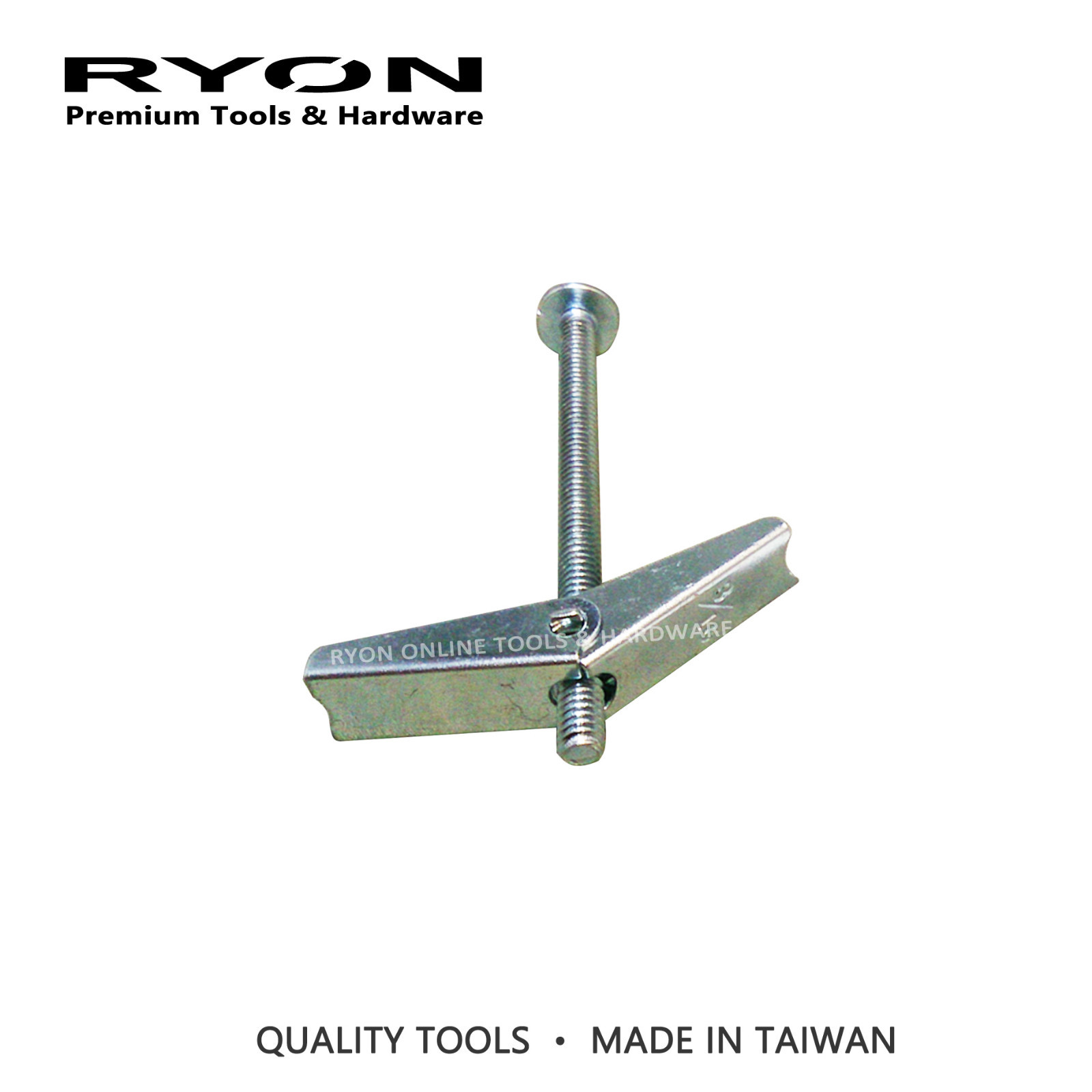 Spring Toggle Bolt 4.8mm x 75mm 3/16" x 3" Plasterboard Fixing Hanging ...