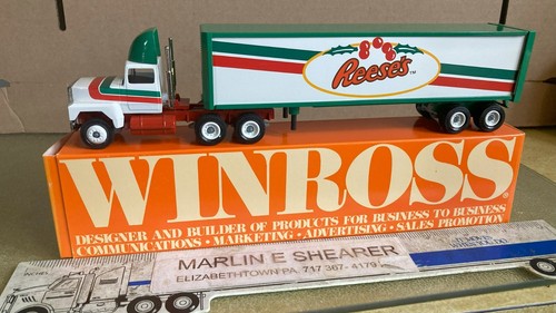 REESE'S CANDY HOLIDAY LOGO TRACTOR TRAILER WINROSS TRUCK | eBay