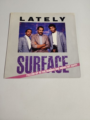 Surface - Lately - RECORD SLEEVE ONLY (45RPM 7”) (SLV43) | eBay
