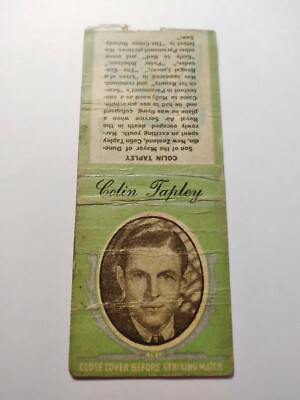Vintage Matchcover: Diamond Movie Stars, Colin Tapley S | eBay
