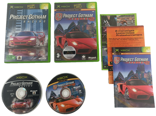 Lot de 2 Jeux XBOX VF Project Gotham Racing 1 et 2 Envoi rapide et ...