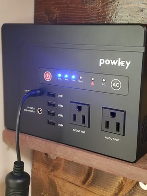 Open Box Powkey Portable Power Station 200W, 146Wh Portable Solar ...