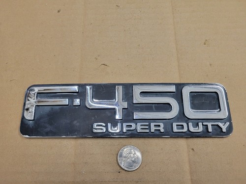 Ford OEM 1999-2004 F-450 F450 Front Fender Side Emblem Badge Logo ...
