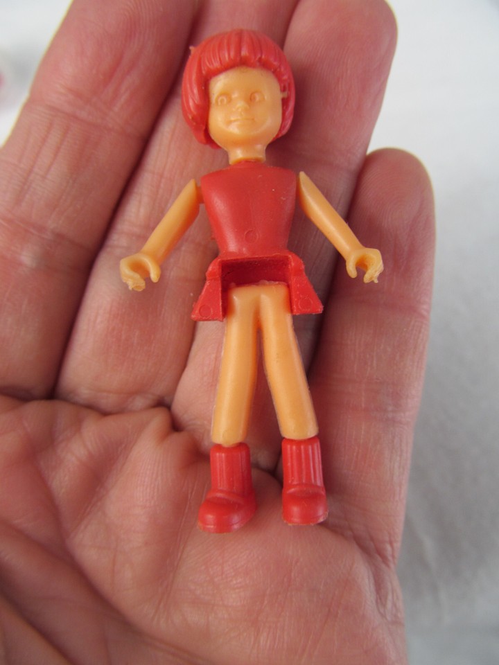 Vtg Cracker Jack & Gumball Machine Figures Toys Prizes Boy Monkey Mini ...