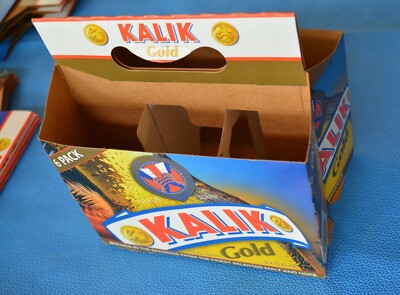 Kalik Beer 6-Pack Beer Bottle Carrier - Gold - Beer of the Bahamas ...