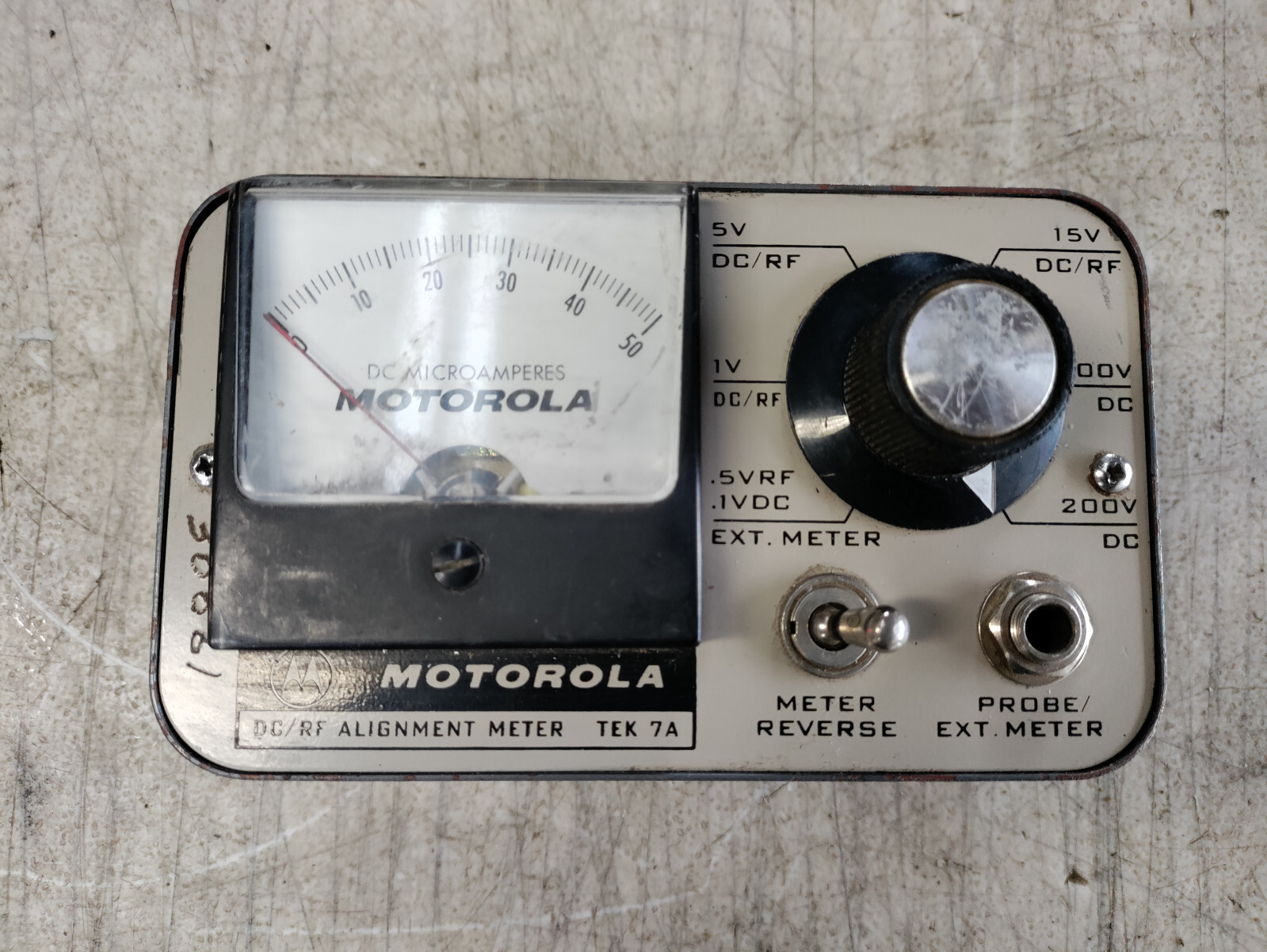 MOTOROLA TEK 7A DC/RF ALIGNMENT METER RADIO TEST UNIT | eBay