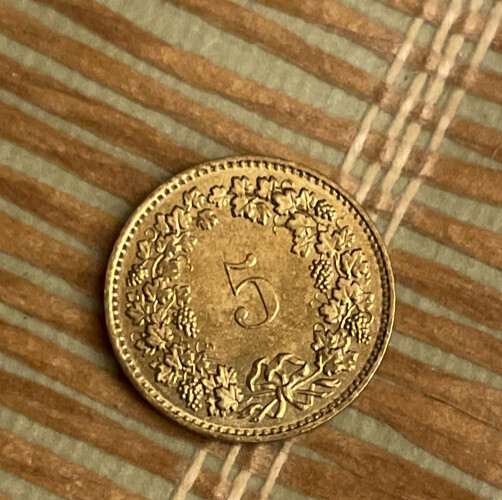 Coin Switzerland Confoederatio Helvetica 5 Rappen coin 1981 | eBay