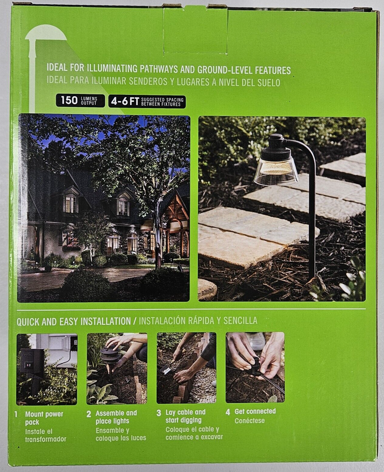 Harbor Breeze LED Path Light Low Voltage Matte Black 2851295 | eBay