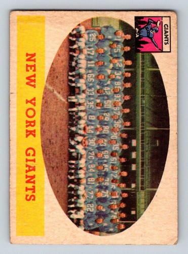 1958 Topps #61 New York Giants | eBay