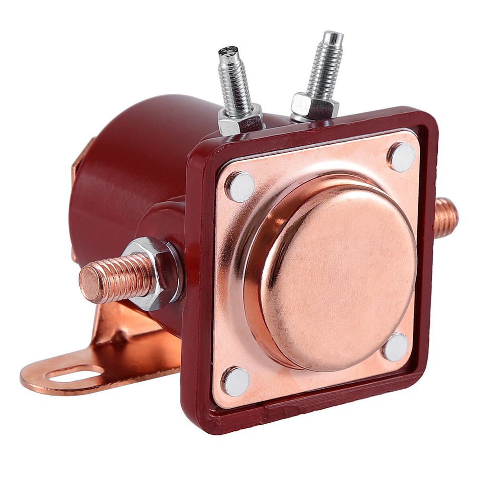 4-Pin 12V Heavy Duty Red Solenoid Relay for Ford Starter Car Truck SW3 ...