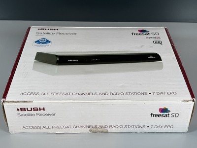 Bush Freesat SD Digital Satellite TV Receiver Set Top Box with Remote ...