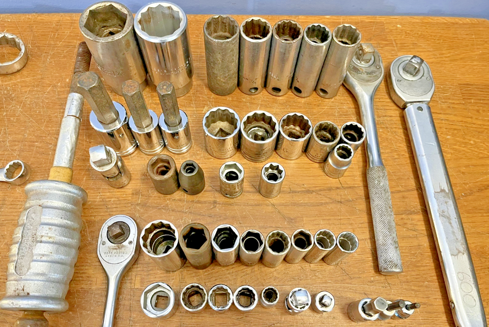 Large Lot of (109) PROTO U.S.A. Tools - Ratchets, Sockets, Wrenches ...