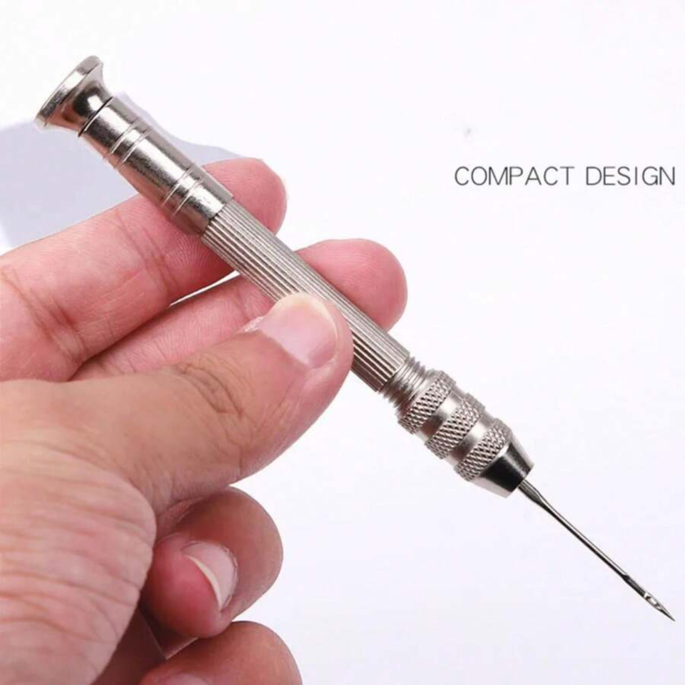 Leather Sewing Awl Set Leathercraft DIY Sewing Needle Punch Stitching ...