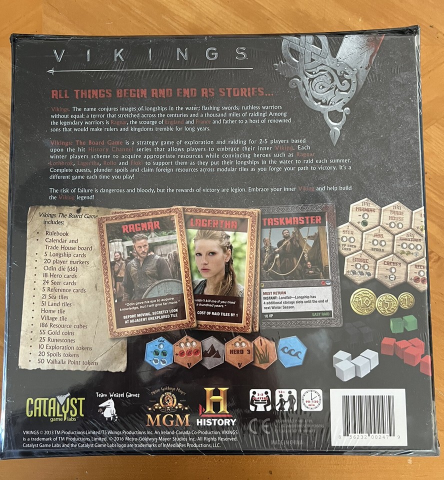 Vikings TV Series Board Game - Catalyst Game Labs - NEW UNOPENED | eBay