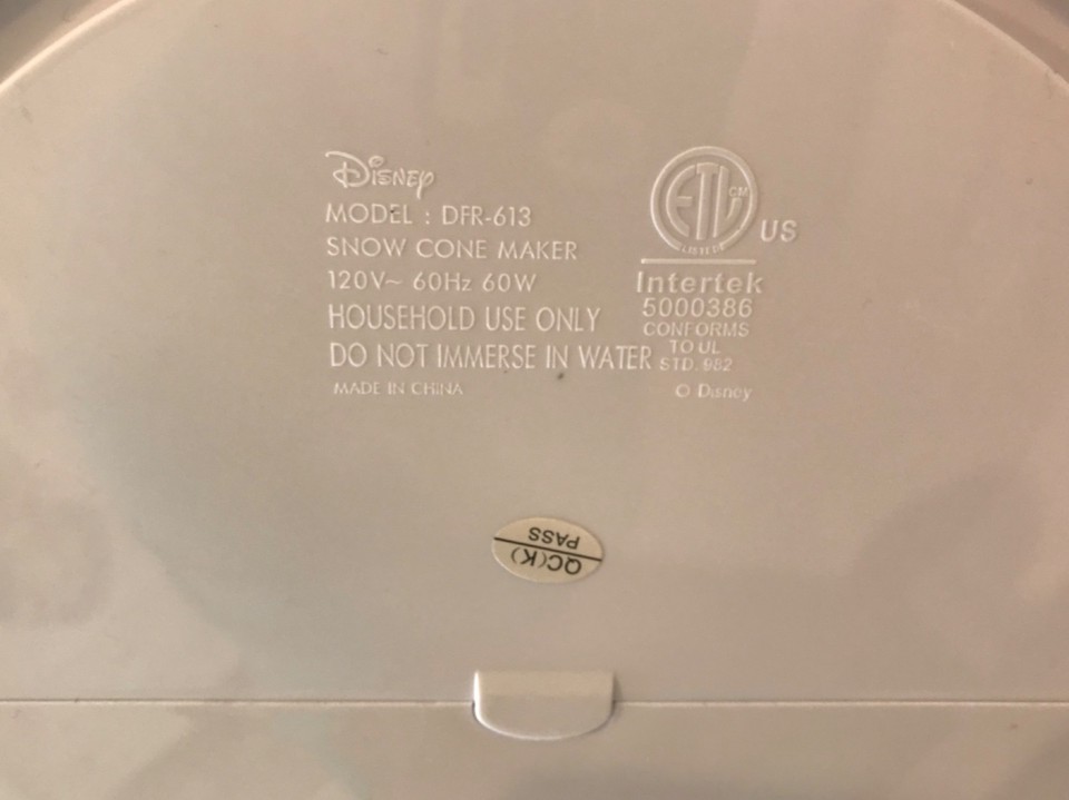 Disney Olaf Snow Cone Maker Shaved Ice Frozen Movie | eBay