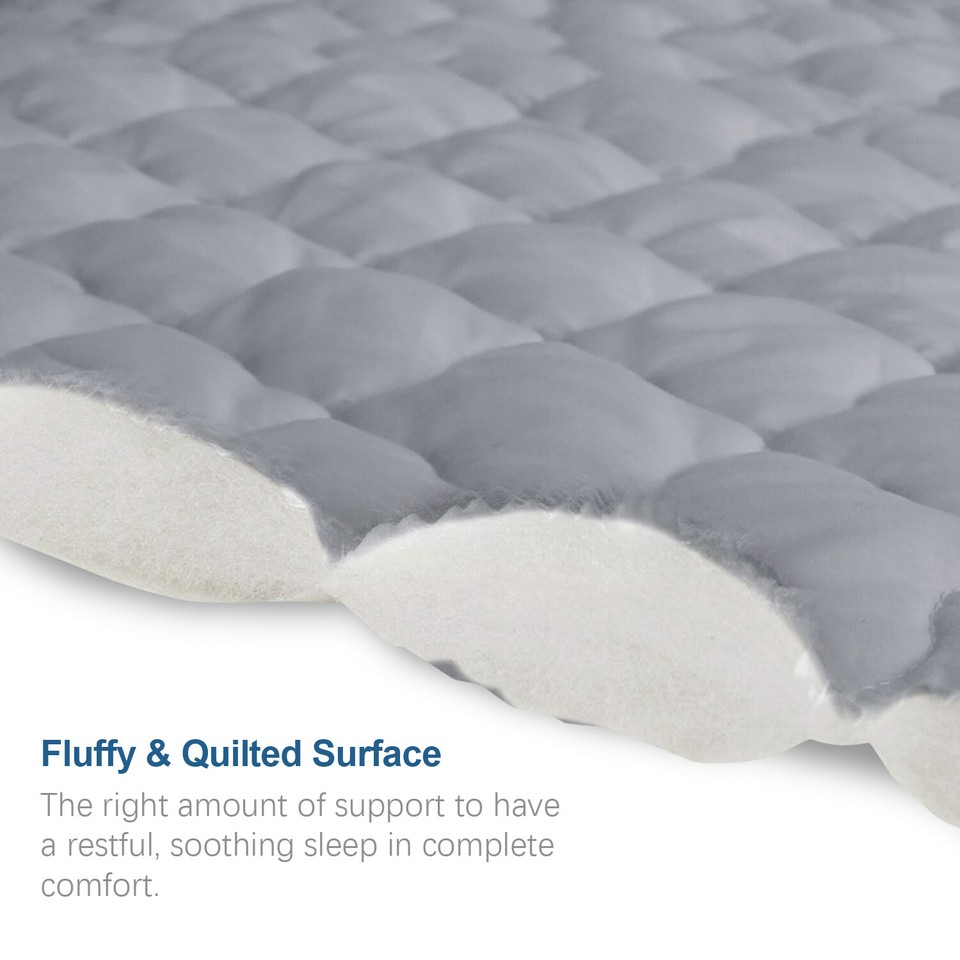 Waterproof Mattress Protector Soft Mattress Cover Pad Absorbent Topper ...