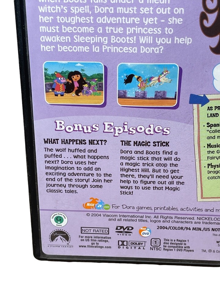 Dora the Explorer Dora's Fairytale Adventure DVD Very Good 97368797949 ...