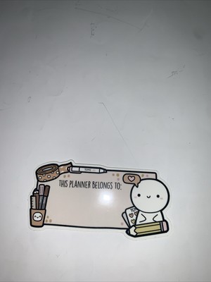 The Coffee Monsterz Co This Planner Belongs To Vinyl Sticker New TCMC ...