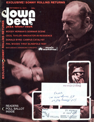 Down Beat October 14, 1971 - Woody Herman, Cecil Taylor, Donald Byrd ...
