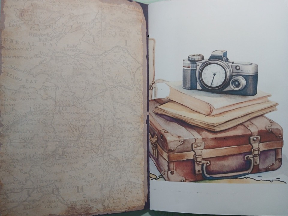 Junk Journal Booklet "WORLD TRAVELER 2" Travel Journal Ephemera | eBay