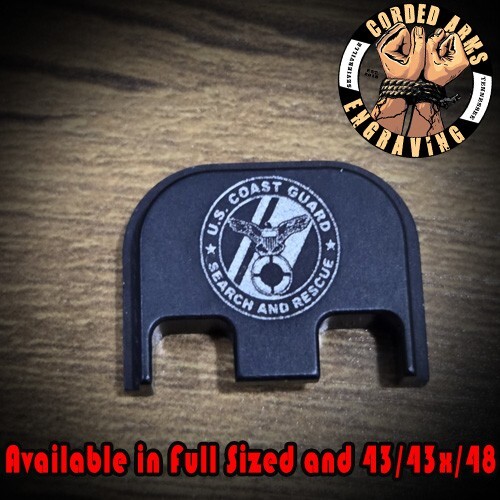 Military - Glock Rear Slide Plate Back Plate for Full Sized Glocks Gen ...