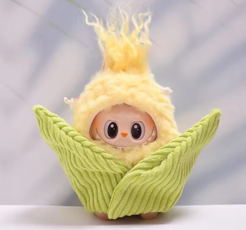 No Doll 17cm Labubu Corn Outfit Food Costume Clothes For Monsters Plush ...