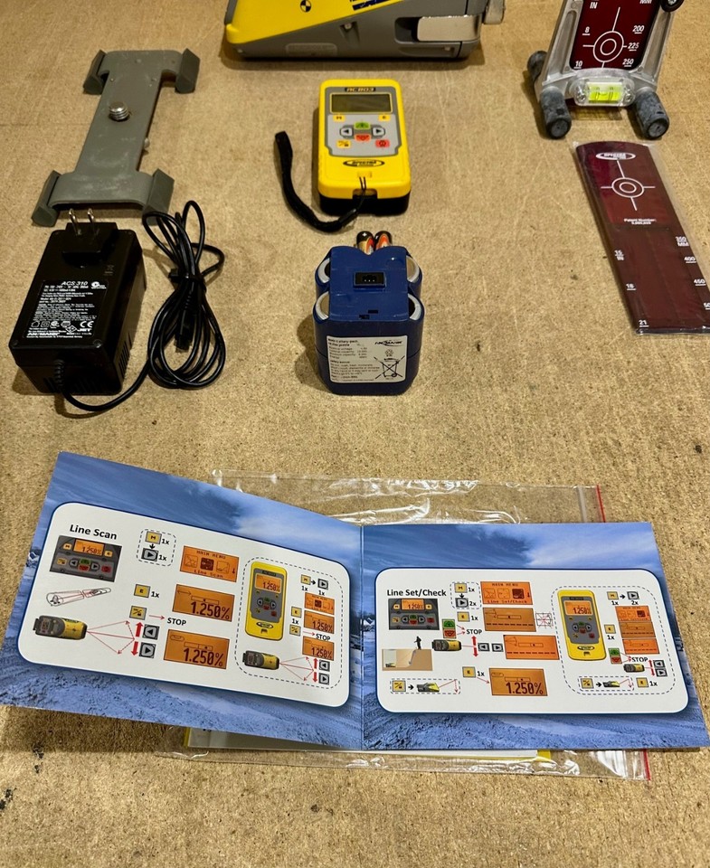 Trimble Spectra Precision DG613 RED Beam Pipe Laser Kit | eBay