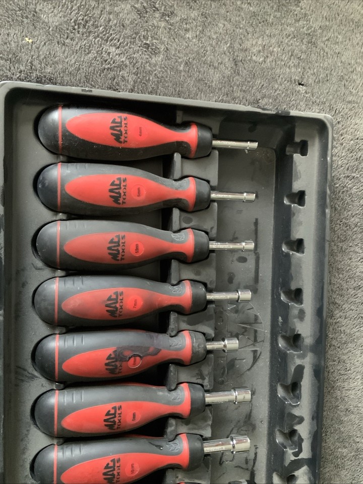 Mac Tools Stubby Nut Driver Set, Metric, 8mm Is Different Length… | eBay