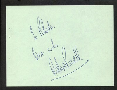 Robert Powell - Signed Autograph Book Page - Jesus of Nazareth ...