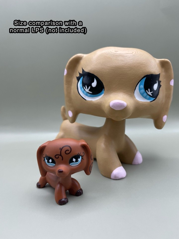lps littlest pet shop 3D Printed Jumbo Custom Dachshund #909 | eBay