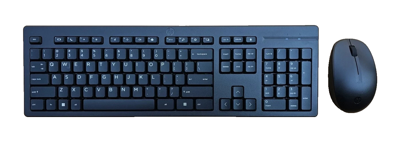 New HP 510 Wireless Keyboard & Mouse Bundle [Black] 510SP Includes USB ...