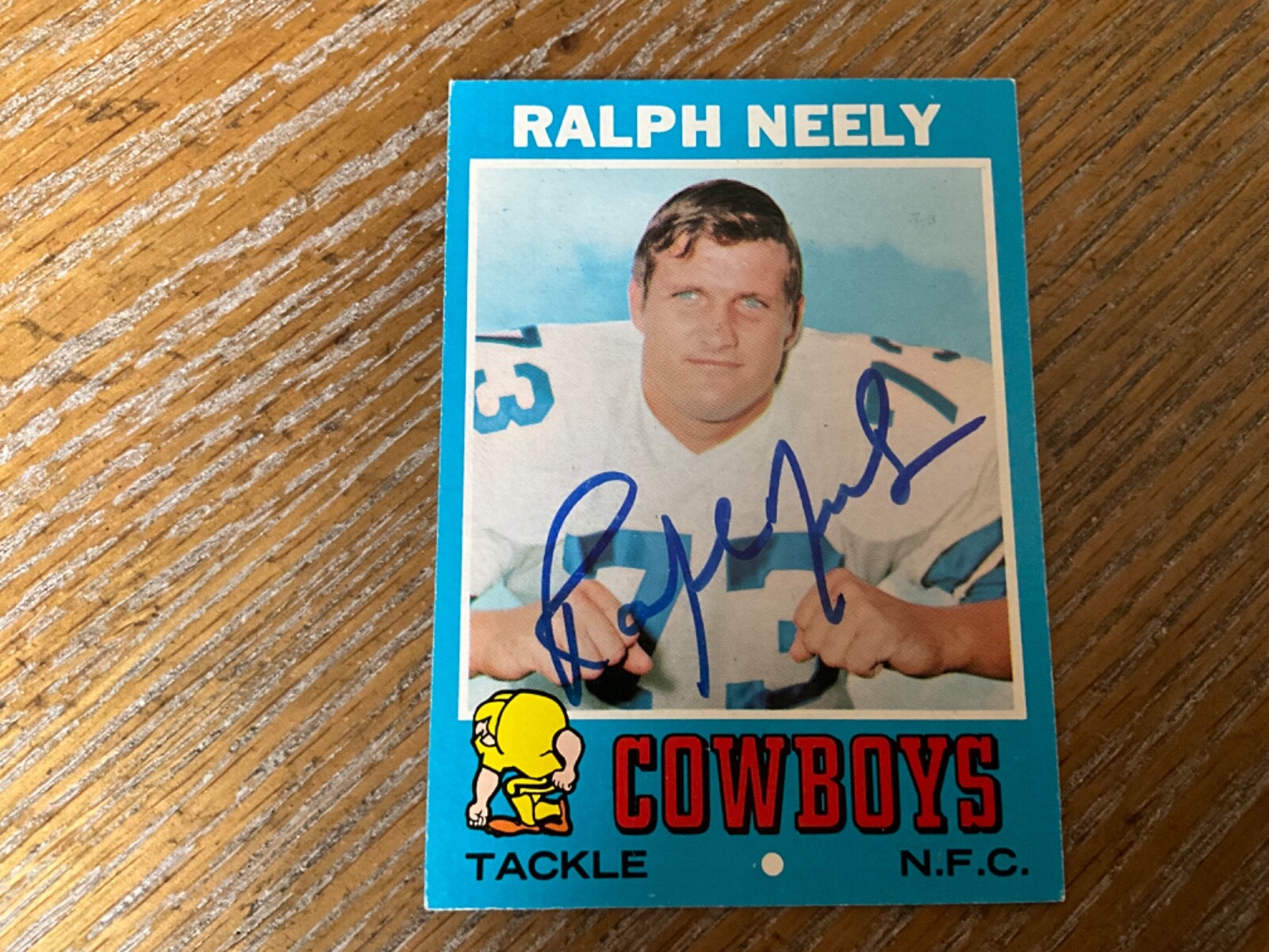 Autographed 1971 Topps RALPH NEELY ( DEC.) | eBay