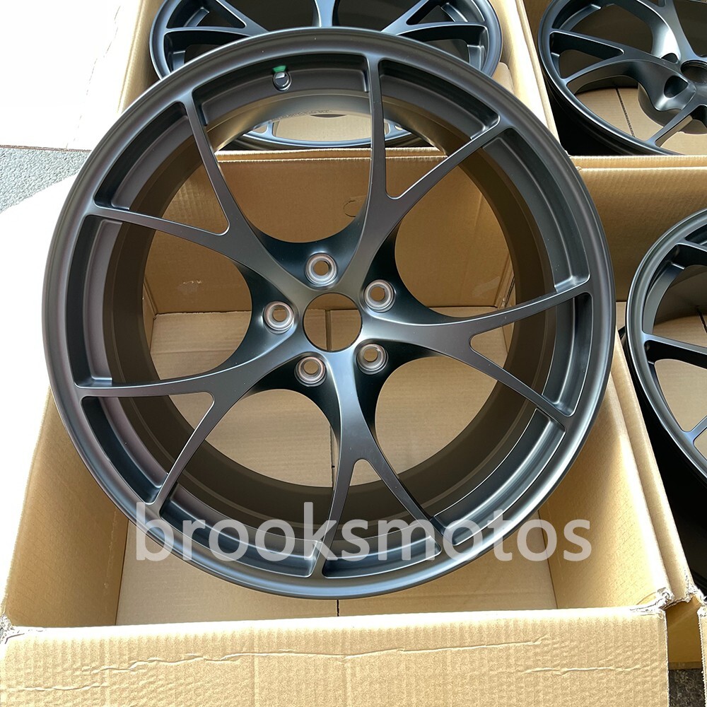 FOR ALFA ROMEO GIULIA 18" SATIN BLACK FORGED WHEELS RIMS 18X8 SET OF 4 ...
