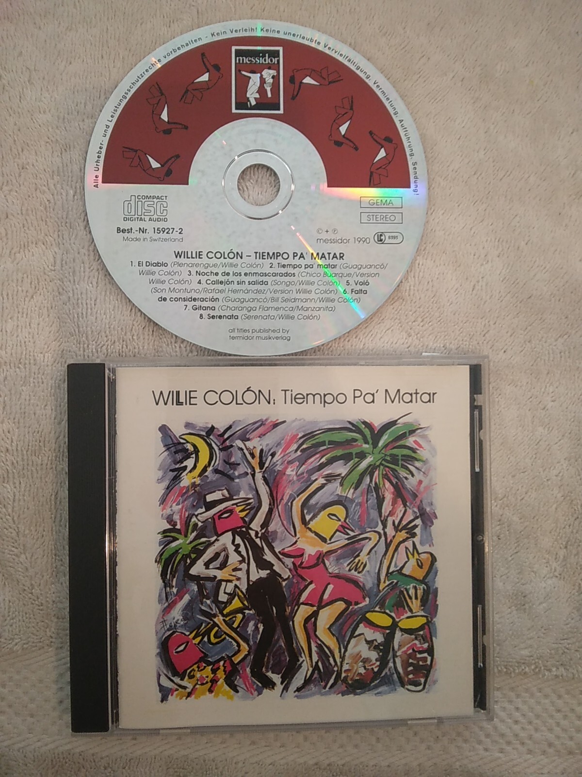 Willie Colon - Tiempo Pa Matar (CD) 1990 Import | eBay