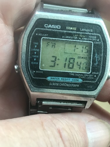1980 CASIO H101 LITHIUM 5 MARLIN WR 100M WATCH VINTAGE DIGITAL JAPAN | eBay