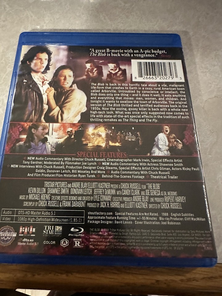 The Blob (Collector's Edition) (Blu-ray, 1988) 826663202793 | eBay