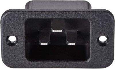 C20 Panel Mount Plug Adapter AC 250V 16A 3 Pins IEC Inlet Module | eBay