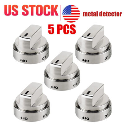 5 Pack For LG & Kenmore Compatible Stove Knobs AEZ73453509 Burner ...