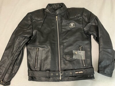 MAMMOTH CHOPPERS motorcycle Leather Jacket Men’s Size M | eBay