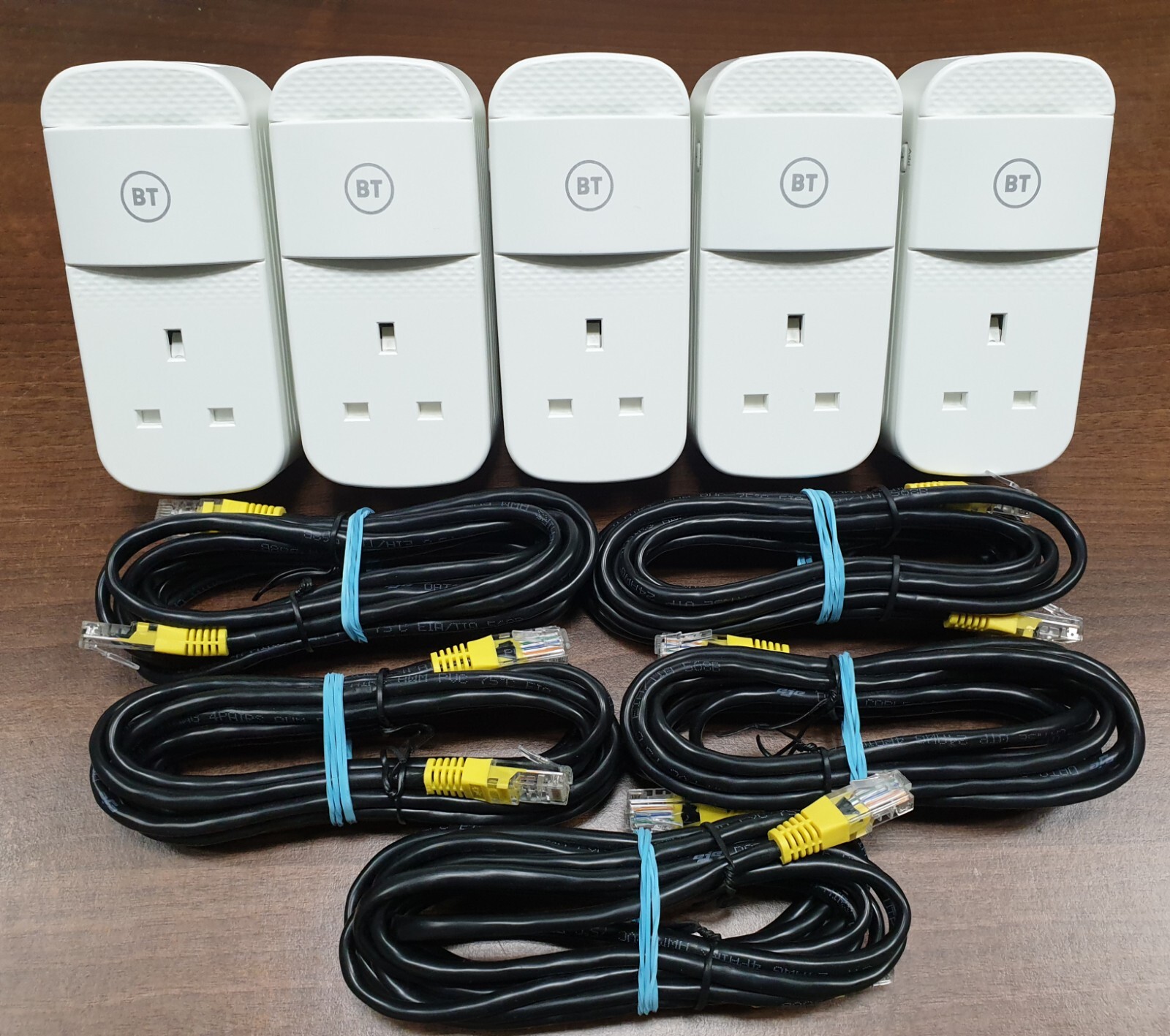 5 x BT Mini Connector VERSION 2 v2 1000Mb 1GB Gig Powerline Adapters ...