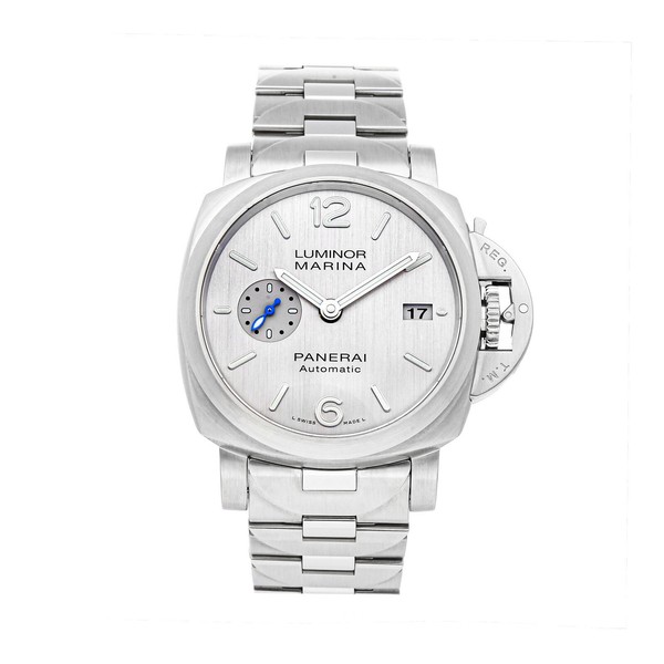 Panerai Luminor Marina Silver Men's Watch - PAM00977 for sale online | eBay