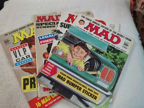 Set Of 4 Vintage Mad Magazines | eBay