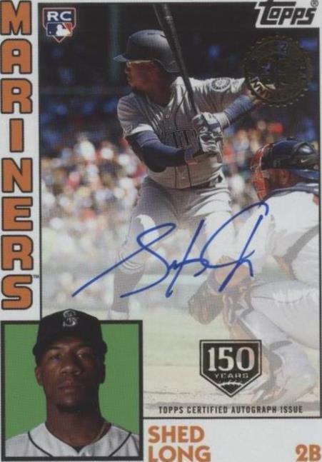 2019 Topps Update Series - 1984 Topps Baseball Autographs Shed Long ...