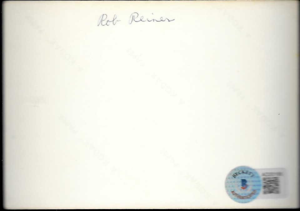 Rob Reiner signed original 1971 snapshot photo actor BAS auto All in ...