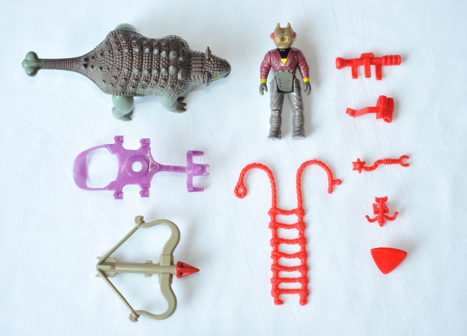 Dino Riders - Ankylosaurus with Sting - 1988 - Tyco - Series 1 - Evil ...