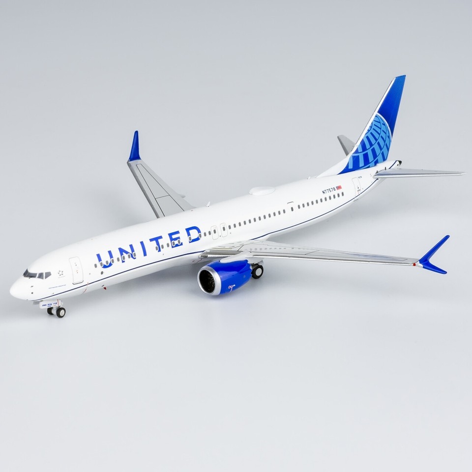 1:400 NG Models United Airlines Plane B737 MAX 9 Airplane Diecast ...